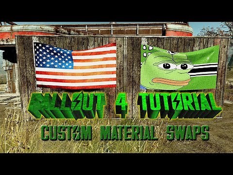 Fallout 4 Tutorial: Material Swaps for Custom Workshop Objects