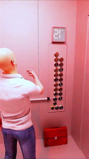 How to survive a falling lift #faw #3danimation #wartelling #fyp