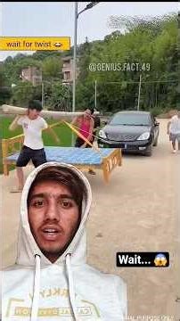 कार गड्ढे में पलटा दिया 🤣😊 mini wood toy-wood working art skill wood / hand craft #shorts​