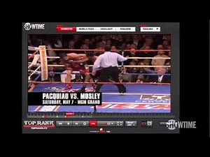 Watch the Pacquiao vs. Mosley Pay-Per-View Online - SHOWTIME Boxing - Boxeo
