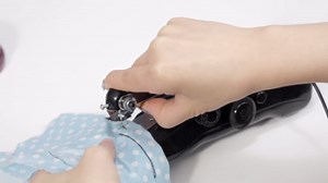 Caydo Handheld Sewing Machine, Portable Heavy-Duty Handheld Sewing Machine with Sewing Basket with Sewing Supplies Suitable for Clothes, Jeans, DIY, Home, Travel