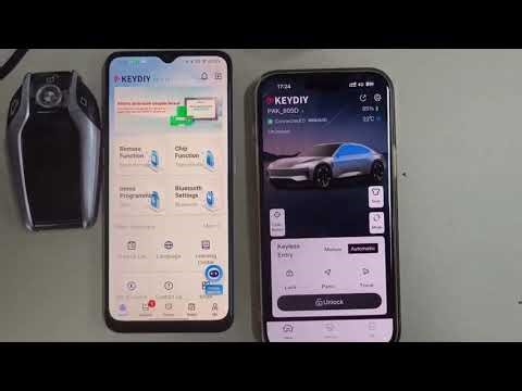 2018 BMW 740LI G11 Chanisis add key using KEYDIY KD X4