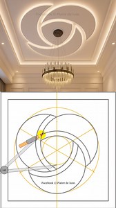 1.4M views · 19K reactions | How to Design This Gypsum Board Ceiling Feature | Modern Drywall Detailing Tutorial #DrywallDesign #Plasterwork #GypsumBoard | Platre de luxe | Facebook