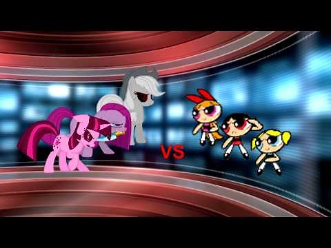 MUGEN 1.1 - My little Nightmare Ponies VS Powerpuff Girls