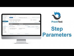 PractiTest Step Parameters Tutorial