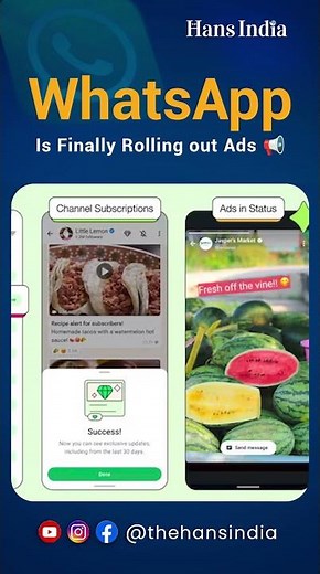 WhatsApp Ads Are Finally Here! Status & Channels Now Show Sponsored Posts