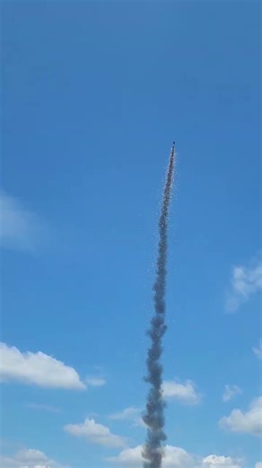 Madcow Bomarc on an Aerotech H115 Dark Matter motor. 8/14/25