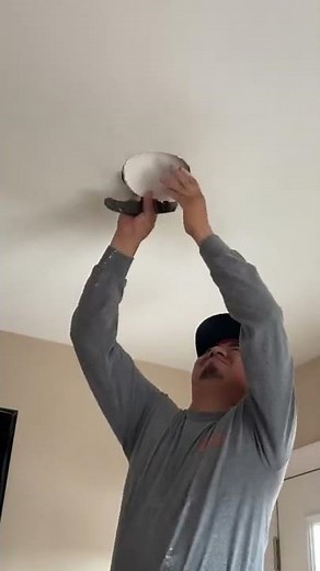 How to install recessed lights! #recessedlights #diy