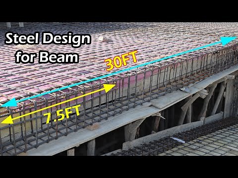 Design of Beam for 30 FT Span | Beam Design for 4 Storey Building |
