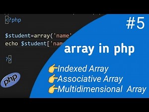 array in php in tamil part 5