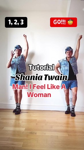 Learn the Man! I Feel Like A Woman Dance Routine with Shania Twain