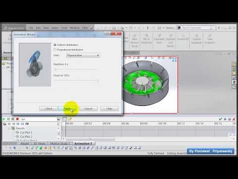 How to show animation transient result in solidworks flow simulation