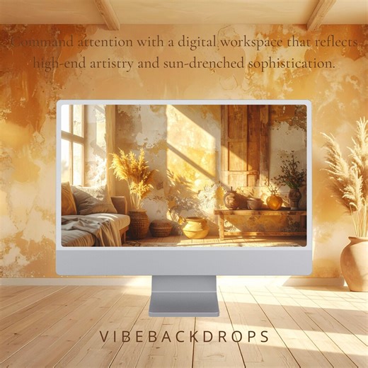 Luxury Artistic Studio Zoom Background, Sun Drenched Office for Creative Directors, High End Workspace Backdrop, Professional Virtual Office - Etsy