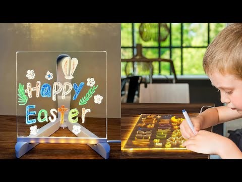 Led Note Board with 7 Colors Review 2024 - Message Board Write On Board