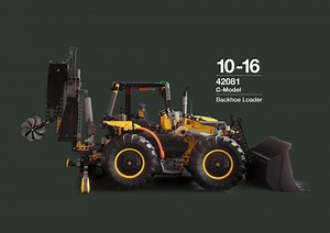 LEGO MOC-159597 42081 - Backhoe Loader (Technic 2023)