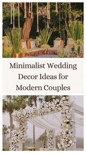 201 reactions · 11 shares | Here are 5 minimal, modern and aesthetic decor ideas for couples who love elegant weddings. . . Disclaimer: We do not own rights to the pictures used in this reel. All image credits go to the respective designers/owners. This reel is created purely for inspiration and informational purposes. . . [ Minimal Wedding Decor, Indian Wedding Decor Inspiration, Modern Couples, Minimal Desi Weddings, Couple Inspo 2026 ] | theweddingcanvas | Facebook