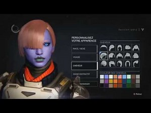 Destiny - Personnalisation : Création d'un personnage