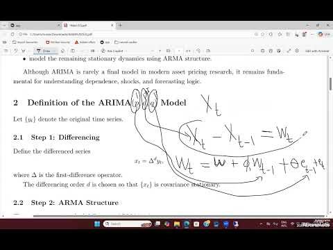 ARIMA model in Action