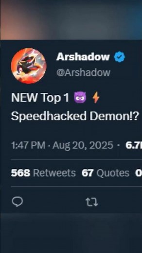 NEW Top 1 Speedhacked Demon (Trueffet at 1.3x Speed) #geometrydash #shorts