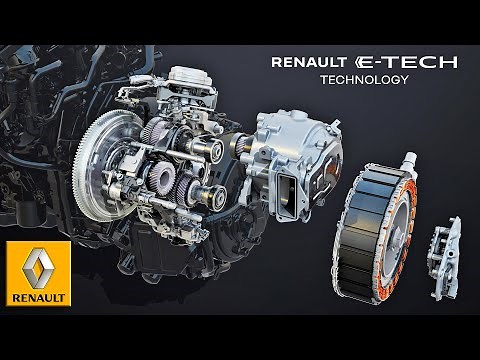 New Renault Arkana E-TECH 145 - drivetrain animation