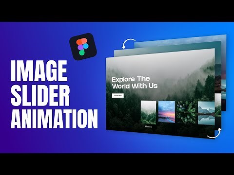 Create Advanced Image Slider With Card Carousel in Figma | Figma Tutorial
