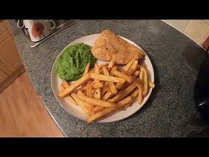 British cod & chips recipe HOME MADE