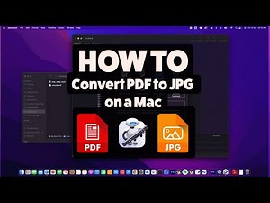 How To Convert PDF to JPG on a Mac