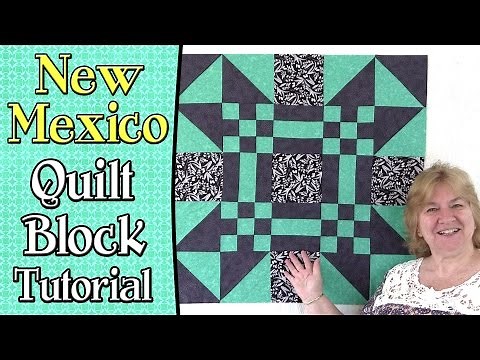 Quilting Blocks: HUGE 30" New Mexico Quilt Block Tutorial