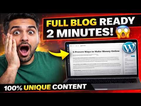 How to Write Blog on WordPress Website (Write Article Using Ai 2026)