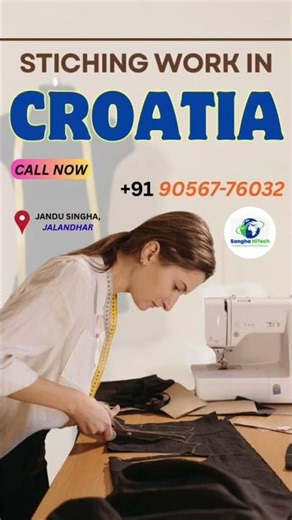 Stiching Job For Boys And Girls #croatia #europe #europeanvisa