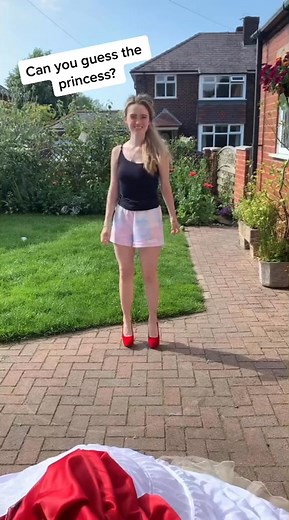 A red dress for turning red! Can you guess the Princess? ❤️ #disney #sewing #fashion #diy #turningred | Rosie Somerville DIY fashion design