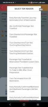 Filing of TDR IRCTC #indianrailways