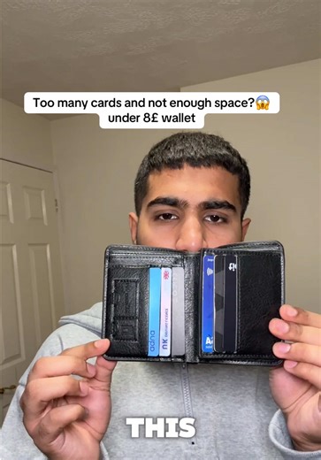 Men's Genuine Leather Tri-Fold Wallet with RFID Blocking