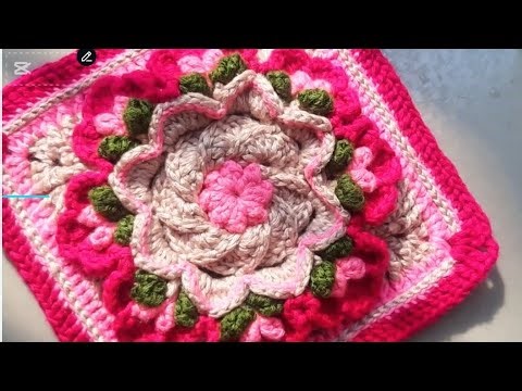 Unique crochet square patterns / how to crochet a granny square #crochet #tutorial #howtocrochet