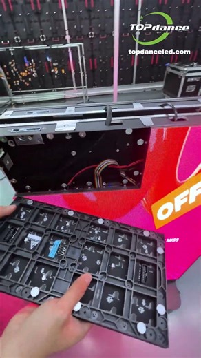 Double-Sided Foldable LED Poster: App Control, GOB Durability.#LEDDisplayVideo#LEDWallScreen