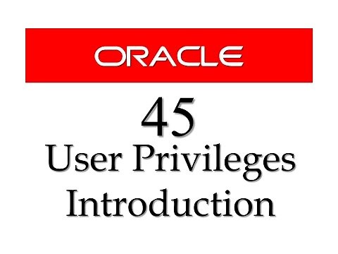SQL tutorial 45: Introduction to user Privileges in Oracle Database By Manish Sharma RebellionRider