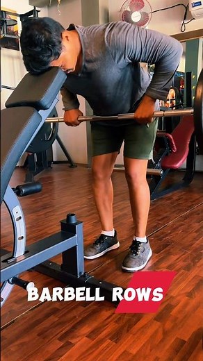 Barbell Rows Technique for Beginners ✅