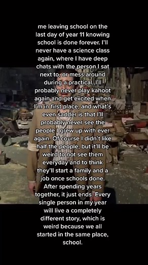 Reflecting on School Memories: Leaving Year 11 Behind