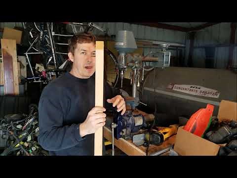 How to drill aligned holes in a tube