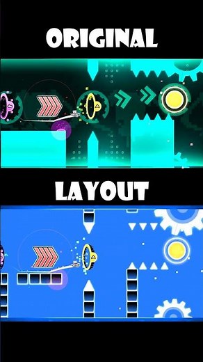 MikuMikuMikuMiku: Original vs Layout | Geometry Dash 2.2 #shorts