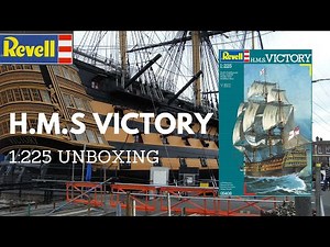 HMS Victory 1: 225 Revell Unboxing