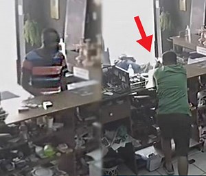 He Didn't See That Coming: Armed Robber Gets Gunned Down After Trying To Rob A Shop!