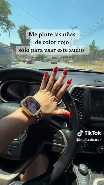 Uñas color rojo #nails #uñas