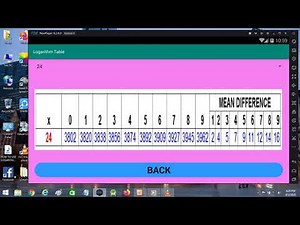 HOW TO USE LOGARITHM TABLE.