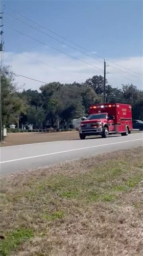 FCFR Rescue 45 Responding code 3 *Read description* #flaglercounty #ambulance #responding