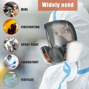 Watch Reusable Full Face Respirator Mask with Filters on Amazon Live