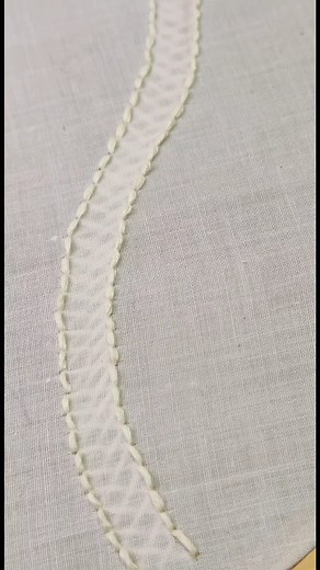 Embroidery 🪡 by Monika | Simple chikankari design Hand embroidery 🪡 tutorial for beginner #handembroidery #beautiful #easyhandembroidery #embroideryart... | Instagram