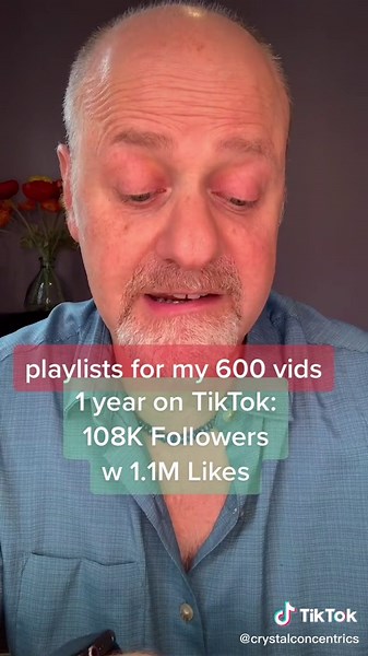 #Playlists are here for 600 #videos #1M #Likes #CrystalVid #Categories w #KyleRussell of #CrystalConcentrics