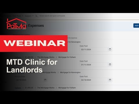Making Tax Digital (MTD) for Landlords Explained | MTD Landlord Clinic Webinar
