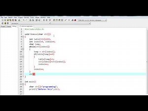 Remove Duplicates From String Easy C Program